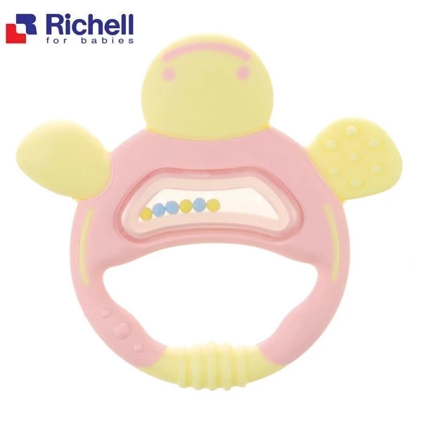 Mama Outlet - - 日本Richell 牙膠 乳齒訓練器 (附盒)粉色 - 嬰兒用品 | 母嬰用品 | 孕婦用品專門店 | 嬰兒用品網購
