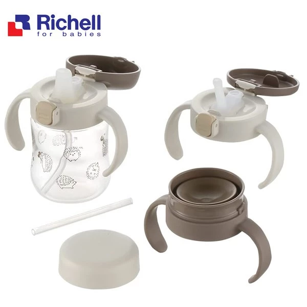Mama Outlet - - 日本Richell TLI 三階段學習杯套裝-刺蝟 - 嬰兒用品 | 母嬰用品 | 孕婦用品專門店 | 嬰兒用品網購