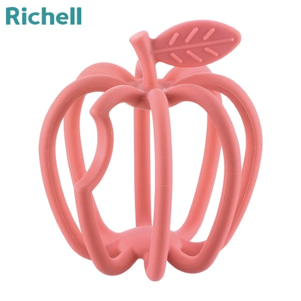 Mama Outlet - - 日本Richell 3D互動矽膠固齒器-蘋果 - 嬰兒用品 | 母嬰用品 | 孕婦用品專門店 | 嬰兒用品網購