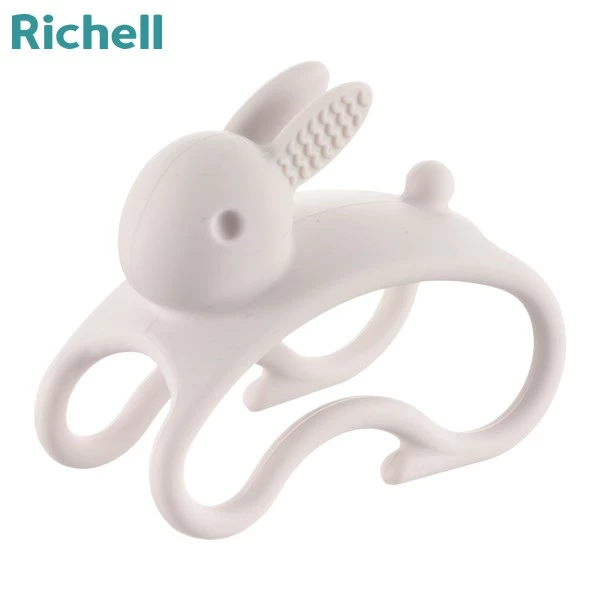 Mama Outlet - - 日本Richell 3D互動矽膠固齒器-兔子 - 嬰兒用品 | 母嬰用品 | 孕婦用品專門店 | 嬰兒用品網購