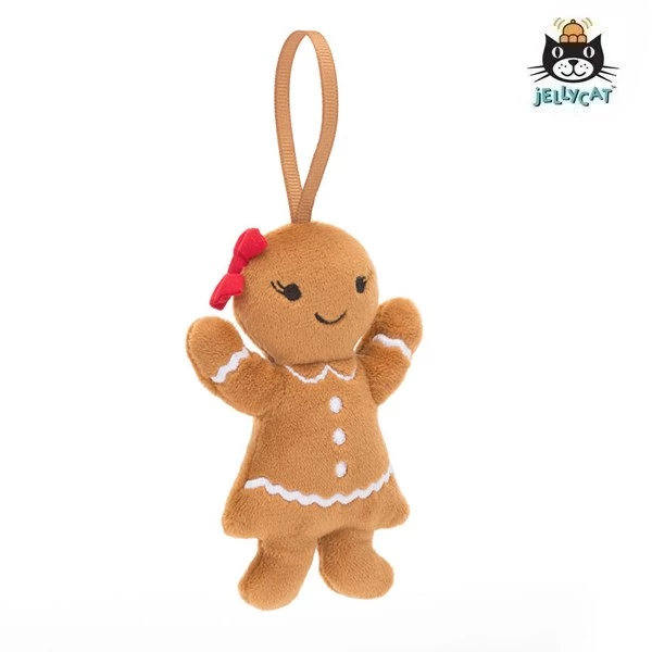 Mama Outlet - - 英國 JellyCat Festive Folly Gingerbread Ruby 薑餅露比公仔 - 嬰兒 ...